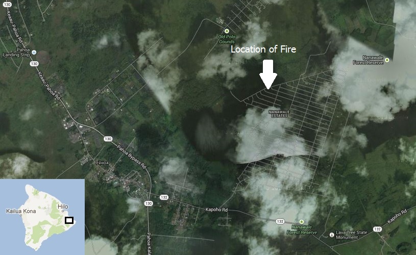 Nanawale Estates Home Destroyed by Fire : Big Island Now