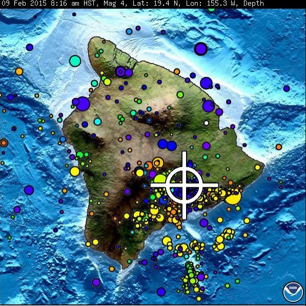 4.3 Magnitude Earthquake Recorded Near Kilauea Summit : Big Island Now