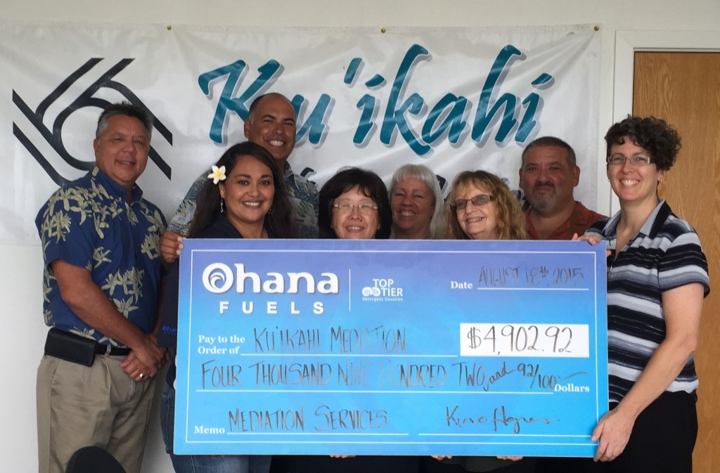 Ku’ikahi Receives Nearly $5K From Ohana Fuels : Big Island Now