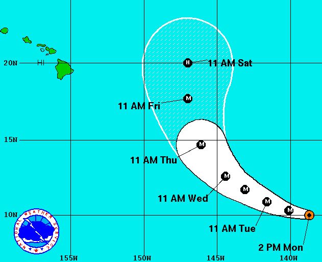 UPDATE: Olaf Strengthens to Category 4 Hurricane : Big Island Now