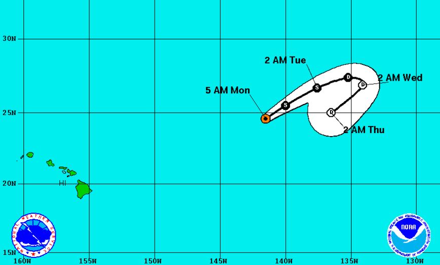Olaf Downgraded to Tropical Storm : Big Island Now