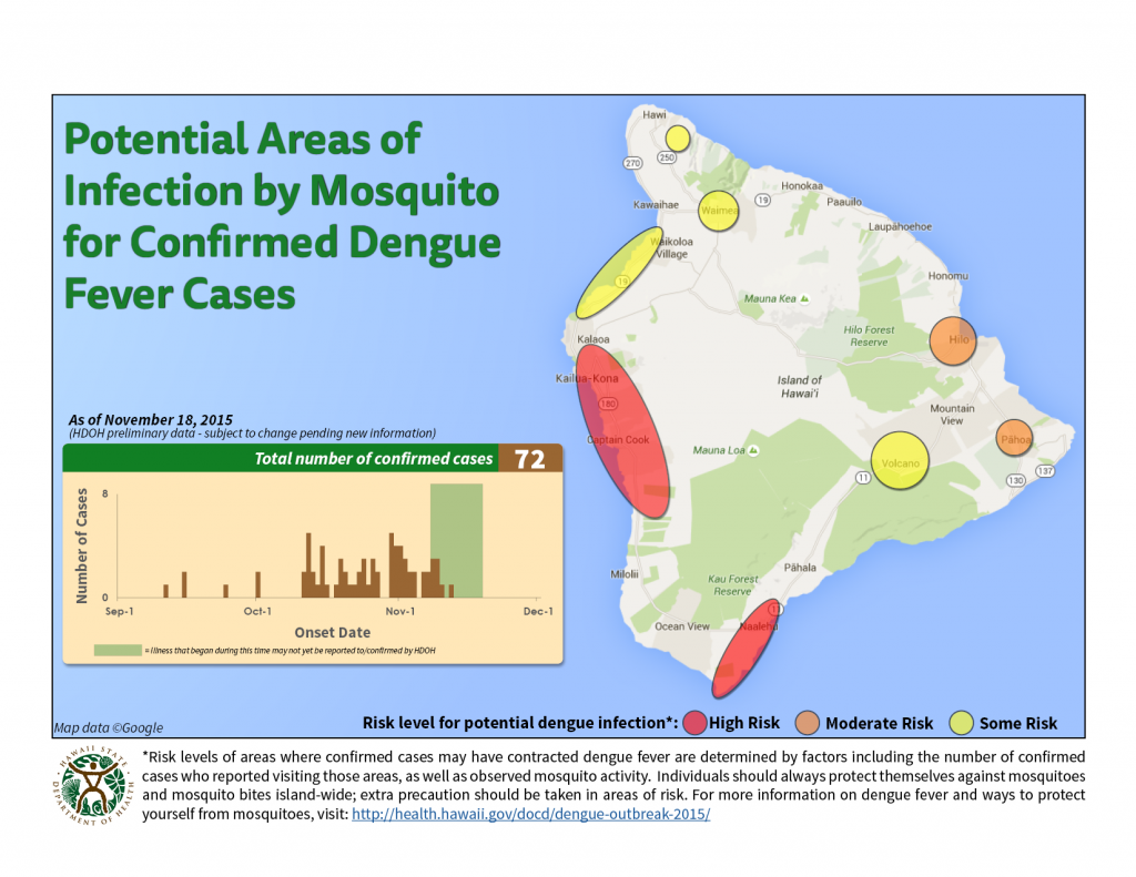DOH Updates Dengue Fever Map, Count Up to 79 : Big Island Now