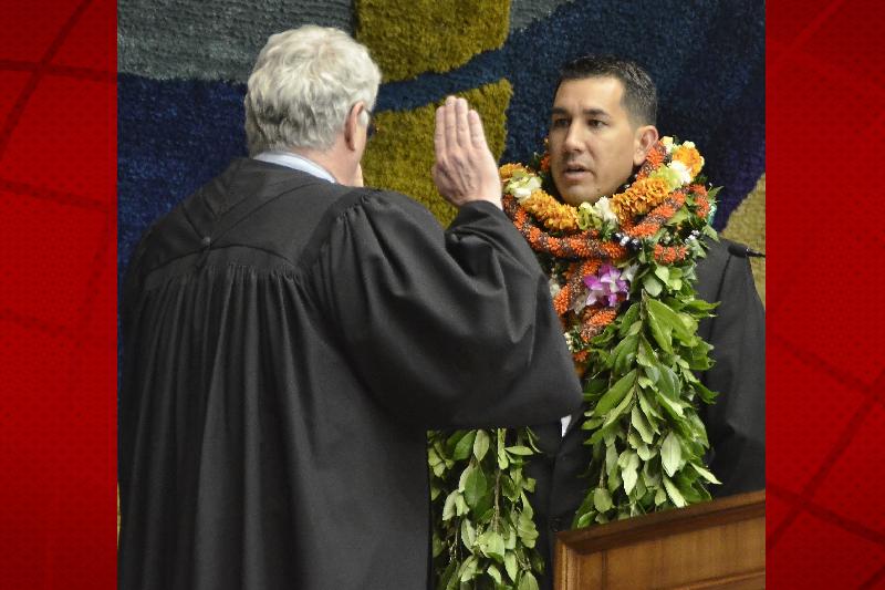 Senator Kaiali‘i Kahele Sworn In : Big Island Now