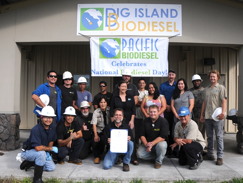 Pacific Biodiesel Plant Receives SBA Certification : Big Island Now