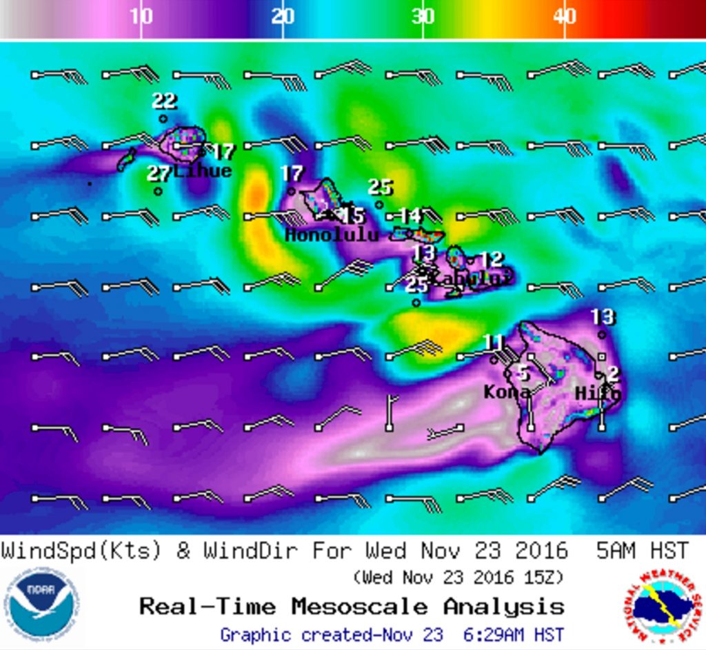 Wind Advisory in Effect Through Thursday : Big Island Now