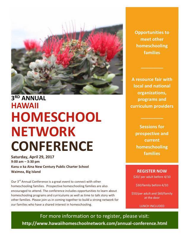 Homeschool Conference in Waimea : Big Island Now