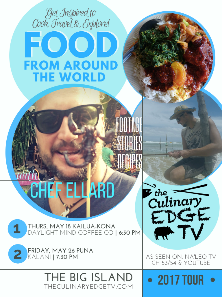 Big Island TV Chef to Share Global Food Adventures : Big Island Now