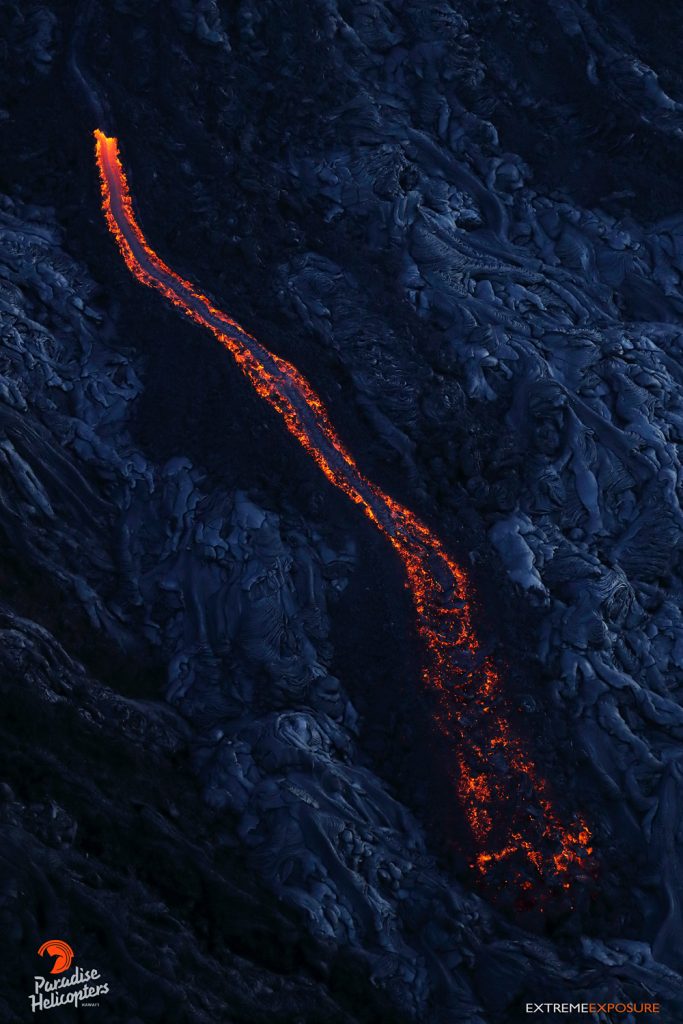 Volcano Overflight: New Lava Delta Expanding : Big Island Now