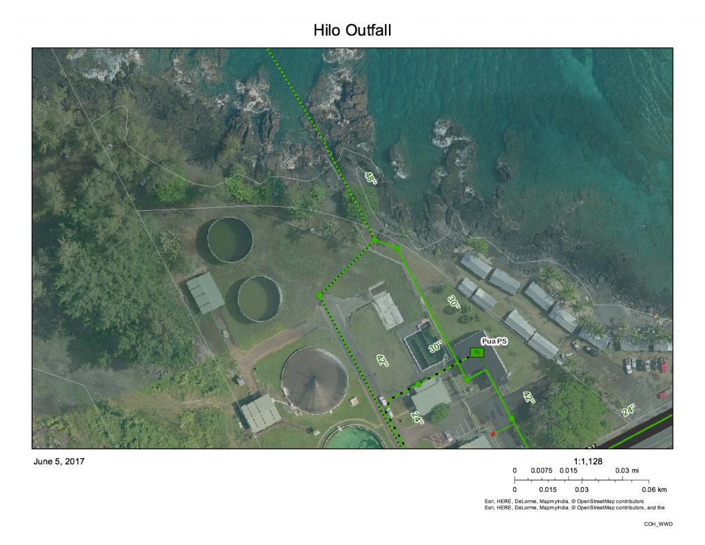 Wastewater Discharge in Puhi Bay in Hilo : Big Island Now