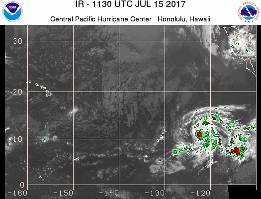UPDATE 1: Hurricane Fernanda 2,000 Miles ESE of Hilo : Big Island Now