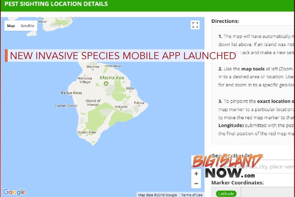 New Invasive Species Mobile App Launched : Big Island Now