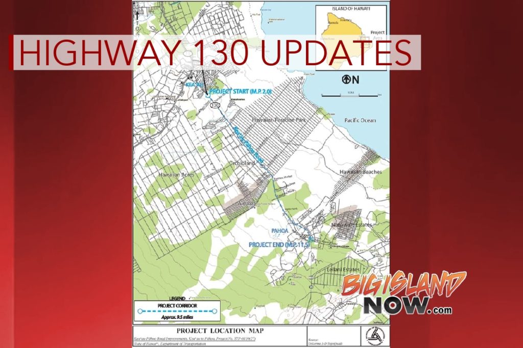 Highway 130 Updates : Big Island Now