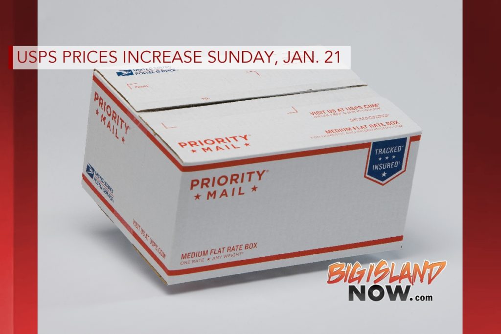 USPS Prices Increase Sunday Jan 21 Big Island Now USPS Prices Increase Sunday Jan 21 Big Island Now