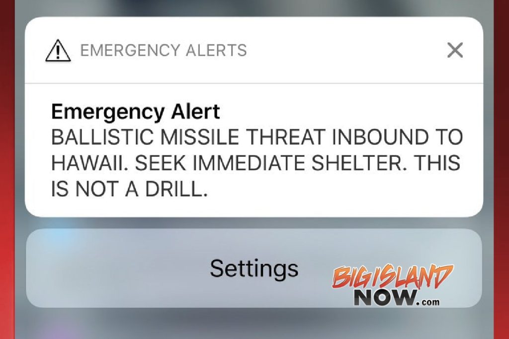 Legislation to Improve the Emergency Alert System : Big Island Now