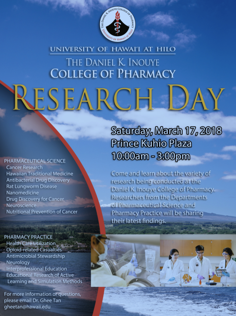 College of Pharmacy Research Day : Big Island Now