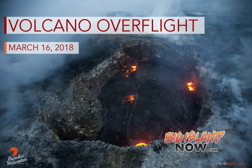 Hawai‘i Volcano Overflight: Bubbling Puʻu ʻŌʻō Lava Lake : Big Island Now
