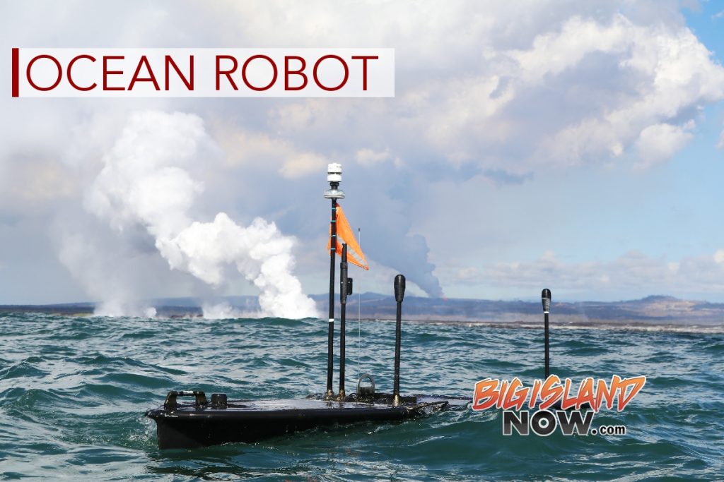 Ocean Robots Collect Data From Kīlauea Flow : Big Island Now