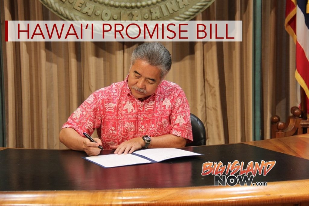 Governor Signs Hawai‘i Promise Bill, Providing Scholarships for ...