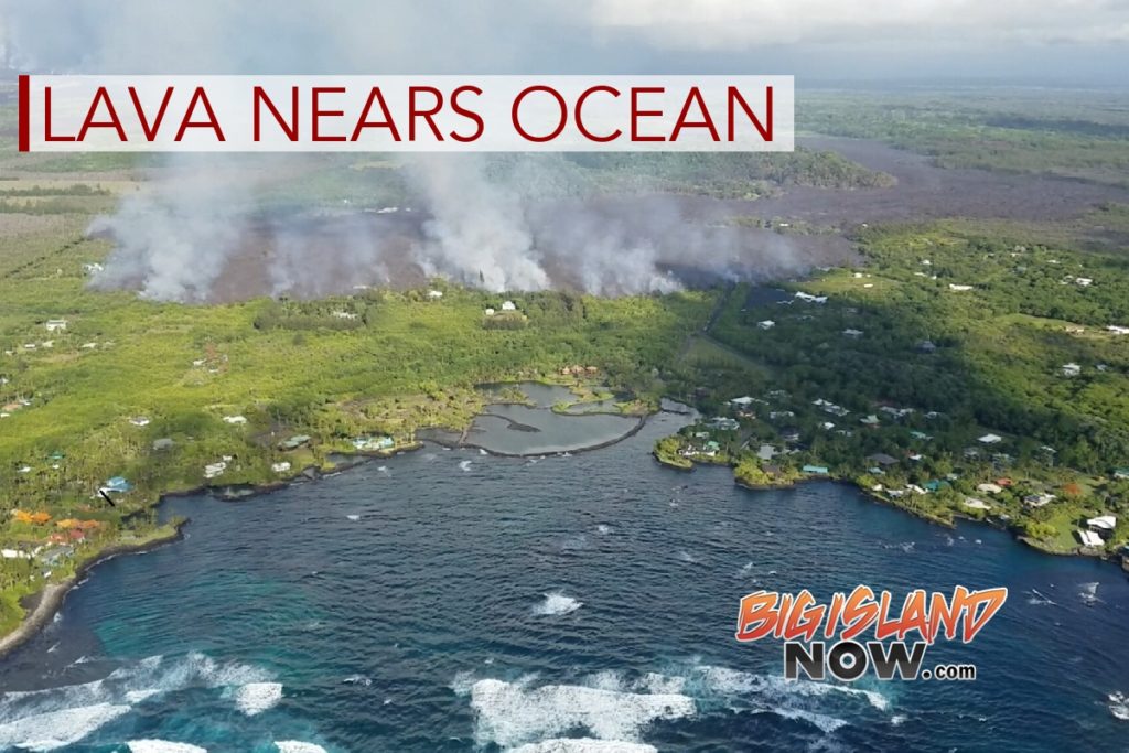 New Map Shows Lava Near Ocean : Big Island Now