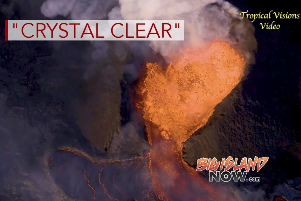 Overflight Video: ‘Crystal Clear Lava’ : Big Island Now
