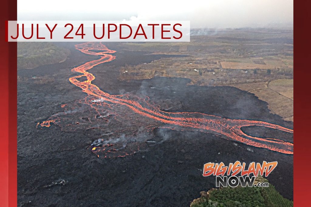 4 PM: Lava About 500 Feet From Pohoiki Boat Ramp : Big Island Now