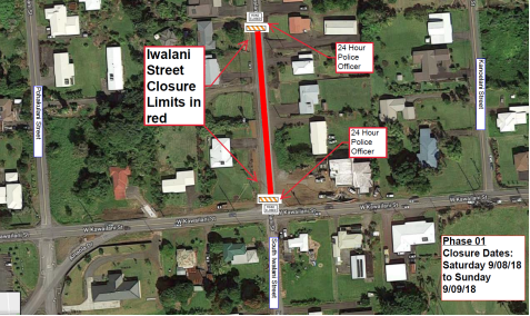 Intersection Closure This Weekend : Big Island Now