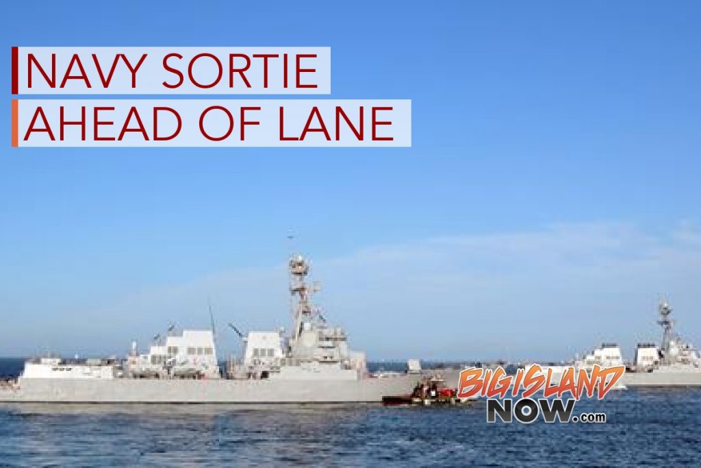 Hawai‘i-Based Navy Ships to Sortie Ahead of Hurricane Lane : Big Island Now