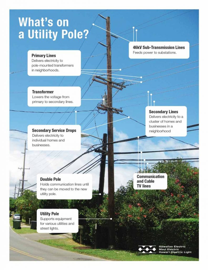 PUC Approves Transfer of Jointly Owned Utility Poles : Big Island Now