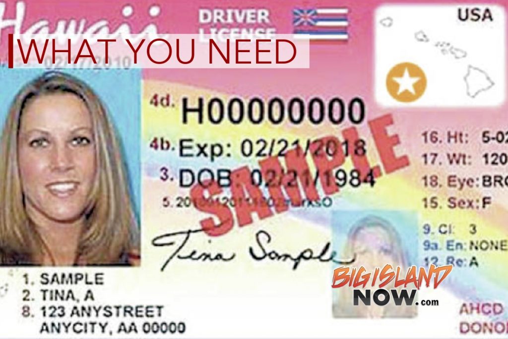 What You Need to Renew Your Driver License With Gold Star : Big Island Now