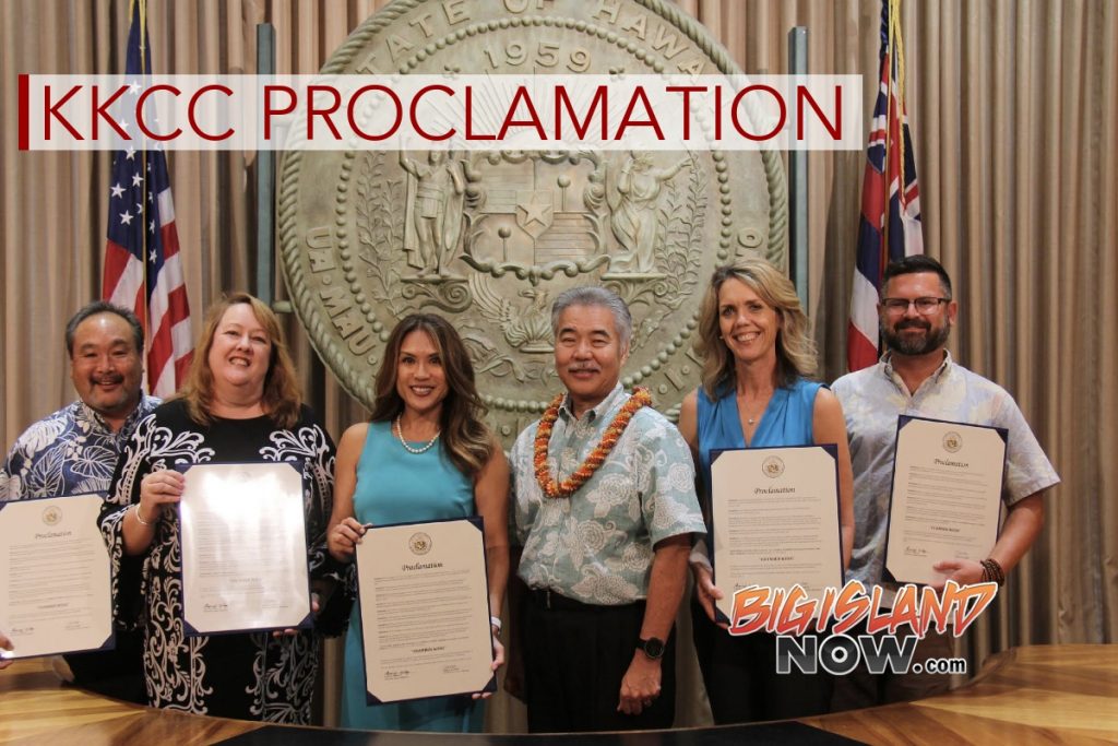 KKCC Receives Chamber Week Proclamation : Big Island Now