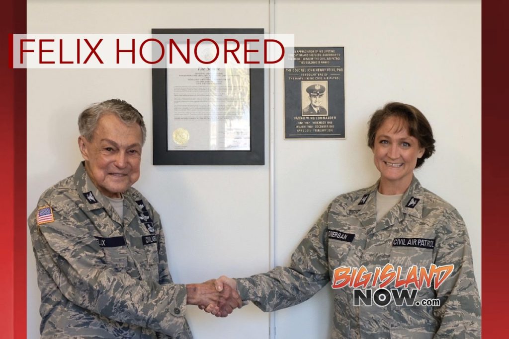 Felix Honored at Hawai‘i Wing Civil Air Patrol : Big Island Now