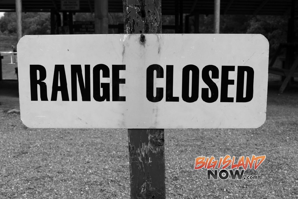 Mile Marker 16 Shooting Range Temporarily Closing : Big Island Now
