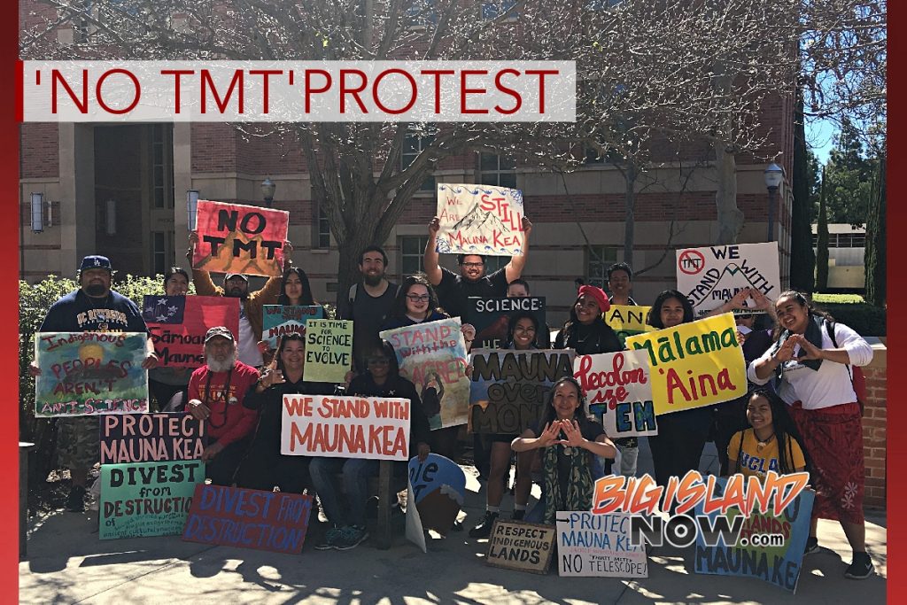 Protestors Rally Against TMT on Mauna Kea Awareness Day : Big Island Now