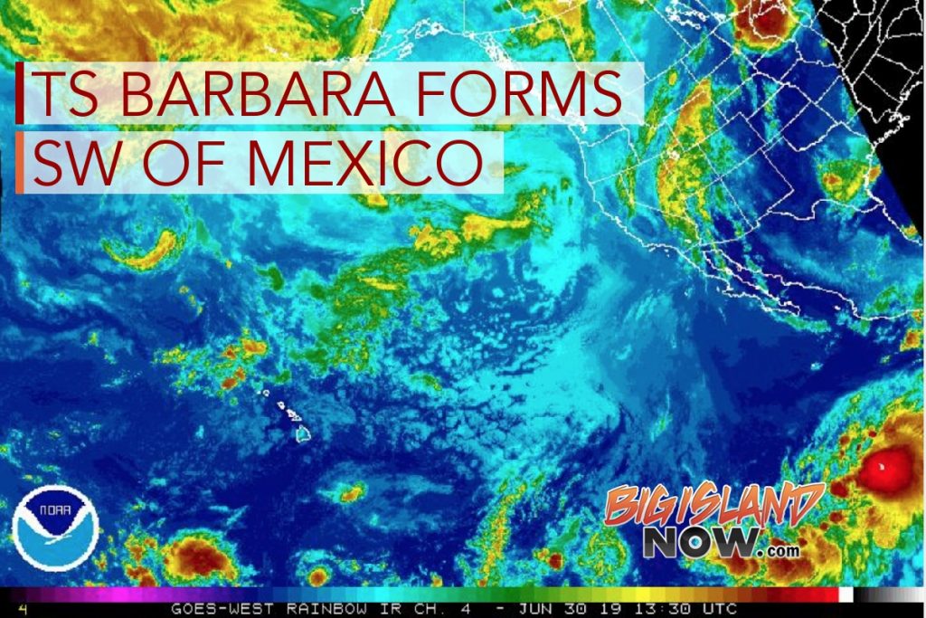 UPDATE 2: Tropical Storm Barbara Increases Speed & Strengthens : Big ...