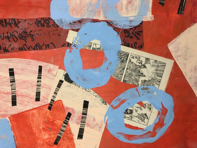 Abstract Collaging Offered at Volcano Art Center : Big Island Now