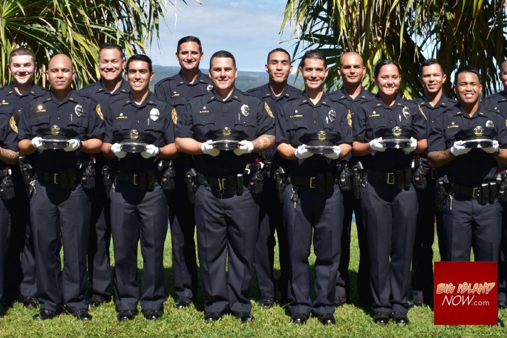 HPD Honors 18 New Recruits in Recognition Ceremony : Big Island Now