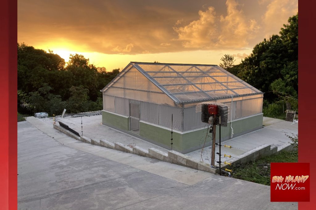 HTFG Completes Plant Containment Greenhouse in South Kona : Big Island Now