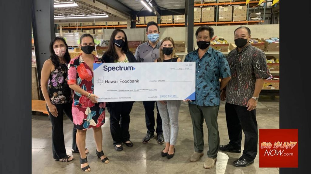 Spectrum Awards $10,000 to the Hawaii Foodbank : Big Island Now
