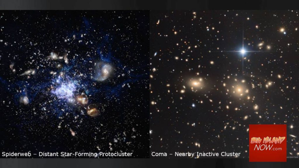 Keck Observatory Part of Team to Discover Massive Cluster of Young ...