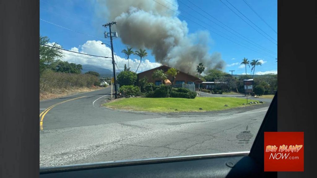 Kona Brush Fire Forces Evacuations of 2 Subdivisions : Big Island Now