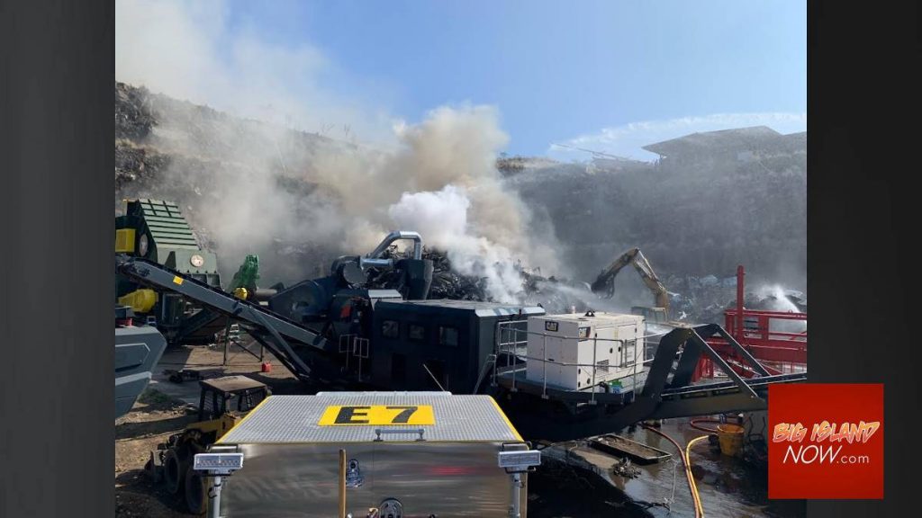Hawaiʻi Fire Department Responds to Blaze at Old Kona Landfill : Big ...