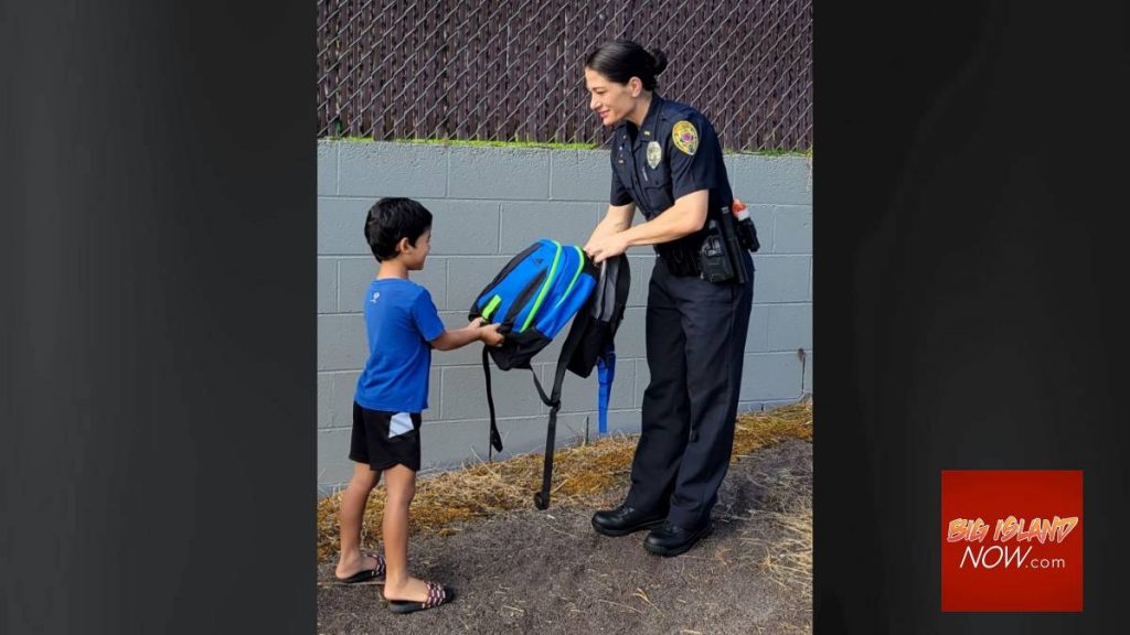 Police Launch Backpack Drive for Students in Need : Big Island Now