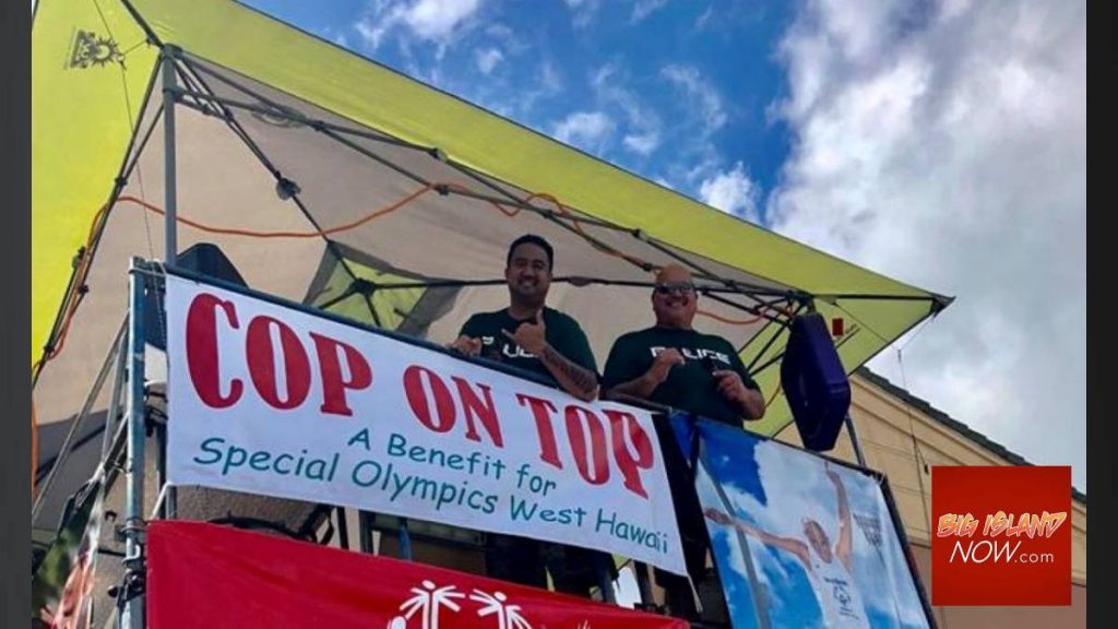 Cop on Top Fundraiser For Special Olympics Returns : Big Island Now