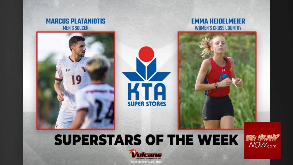 Plataniotis, Heidelmeier Named KTA Superstars of The Week : Big Island Now