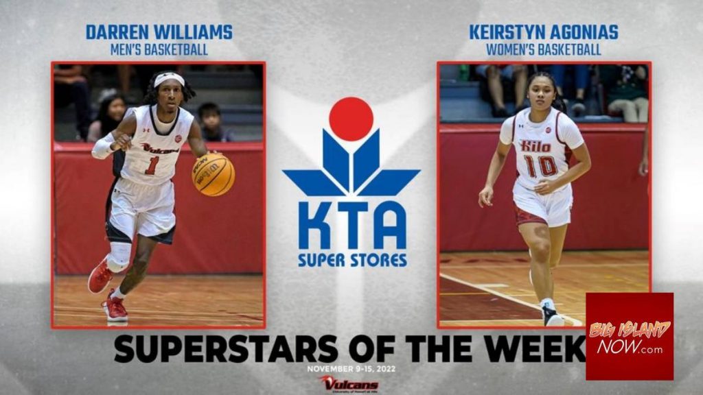 Williams, Agonias named KTA Superstars of the Week for Nov. 9-15 : Big ...