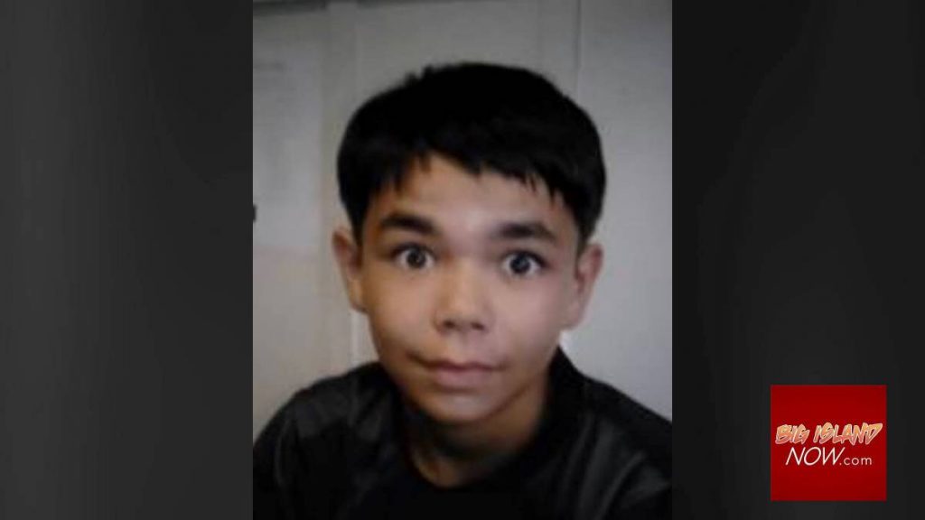 Missing 12-year-old boy found in good health : Big Island Now