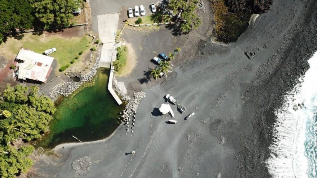 5 years after Kīlauea eruption created new beach, Pohoiki boat ramp ...