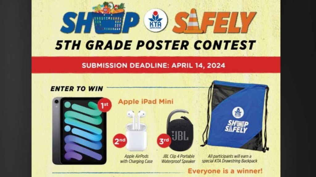 KTA Super Stores announces theme for annual poster contest: ‘How do you ...