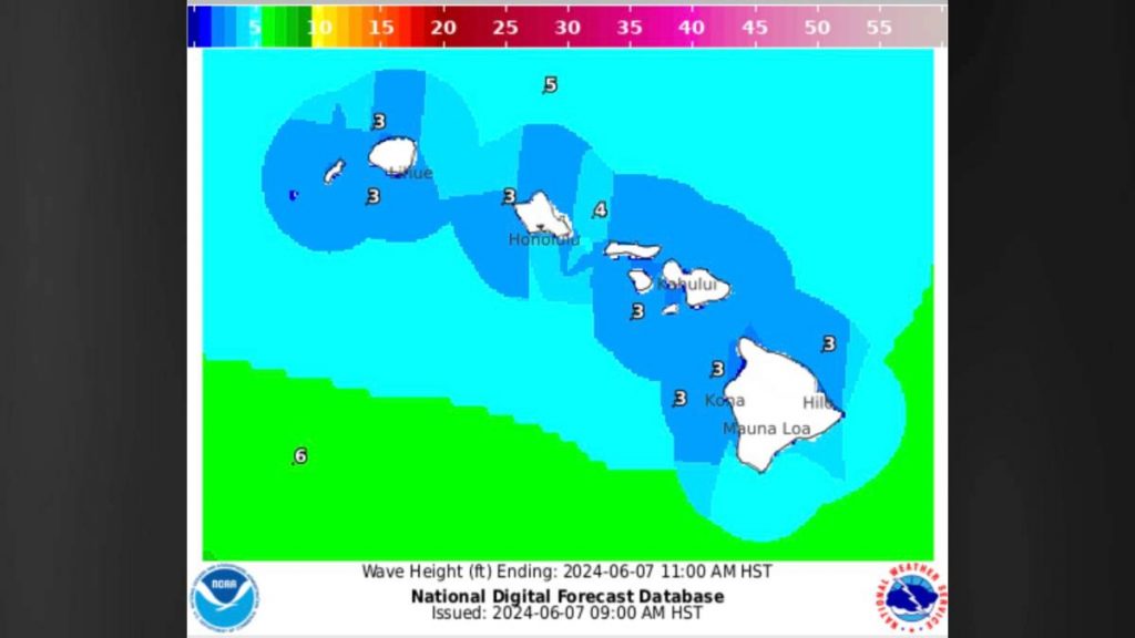 Update: High surf advisory for south-facing shores extended again : Big ...