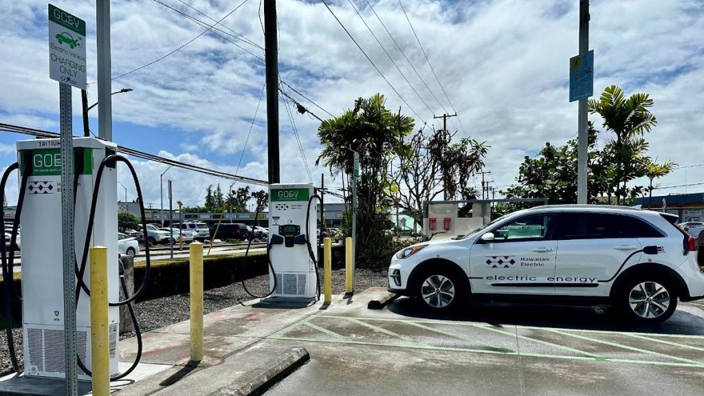Hawaiian Electric to upgrade several electric vehicle charging stations ...